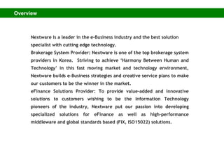 About Nextware | PPT