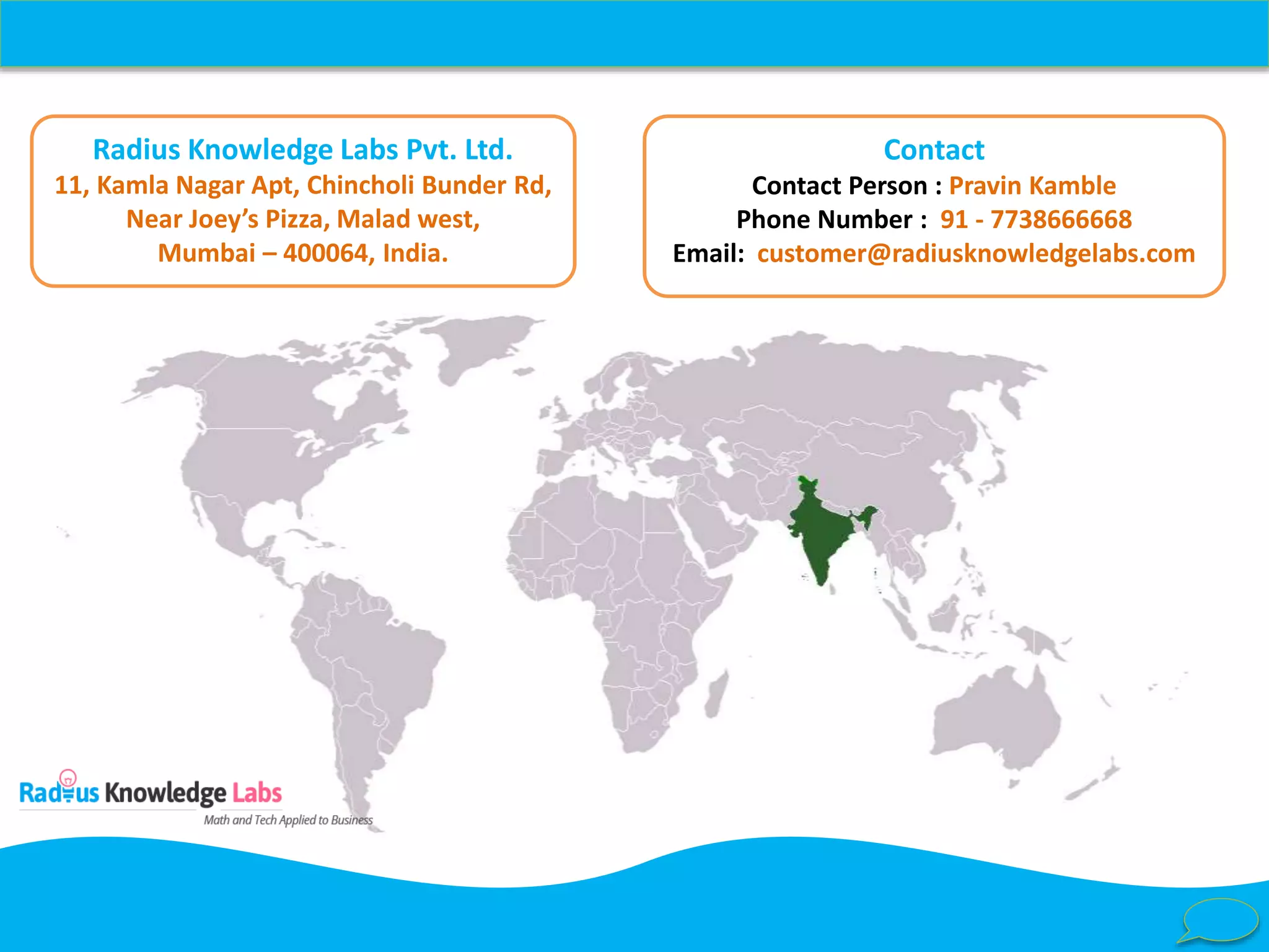 About : Radius knowledge Labs | PPTX | Computing | Technology & Computing