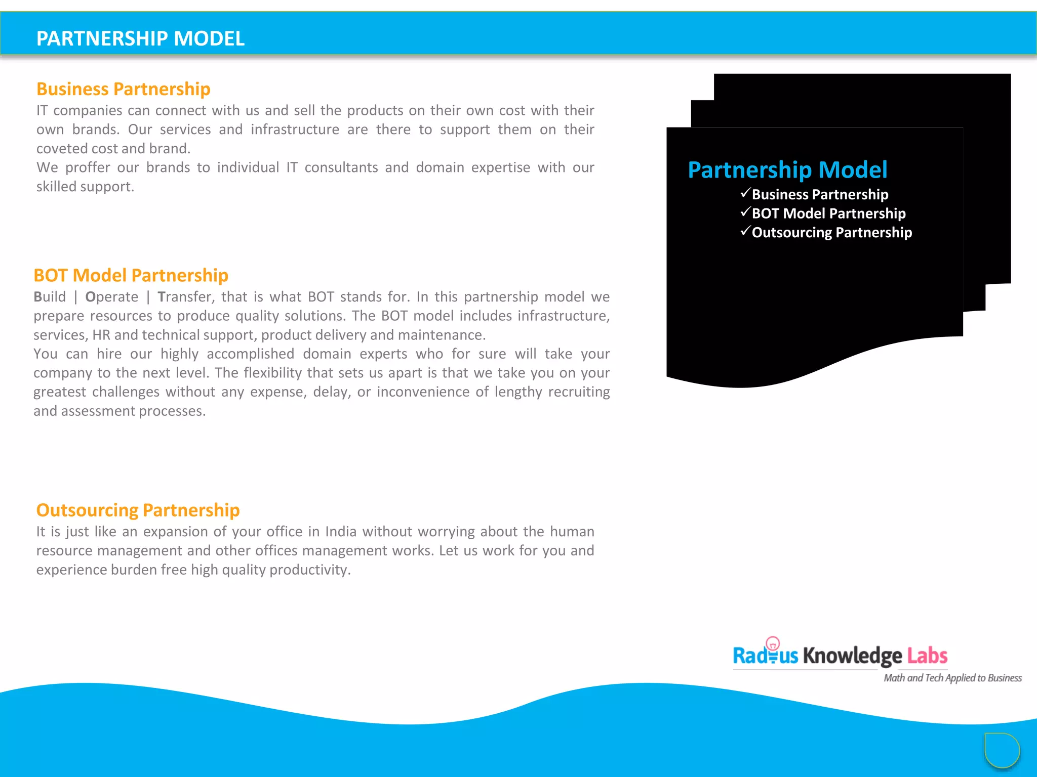 About : Radius knowledge Labs | PPTX | Computing | Technology & Computing