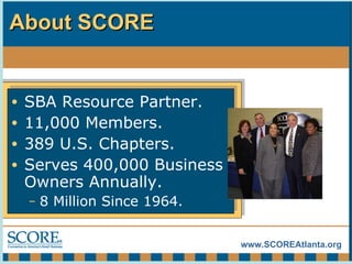 About SCORE Atlanta | PPT