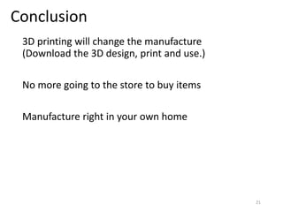 3D printer introduction | PDF