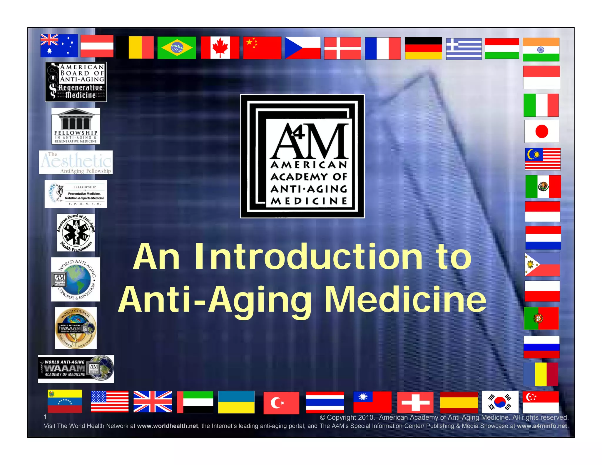 Introduction To Anti Aging Medicine | PDF