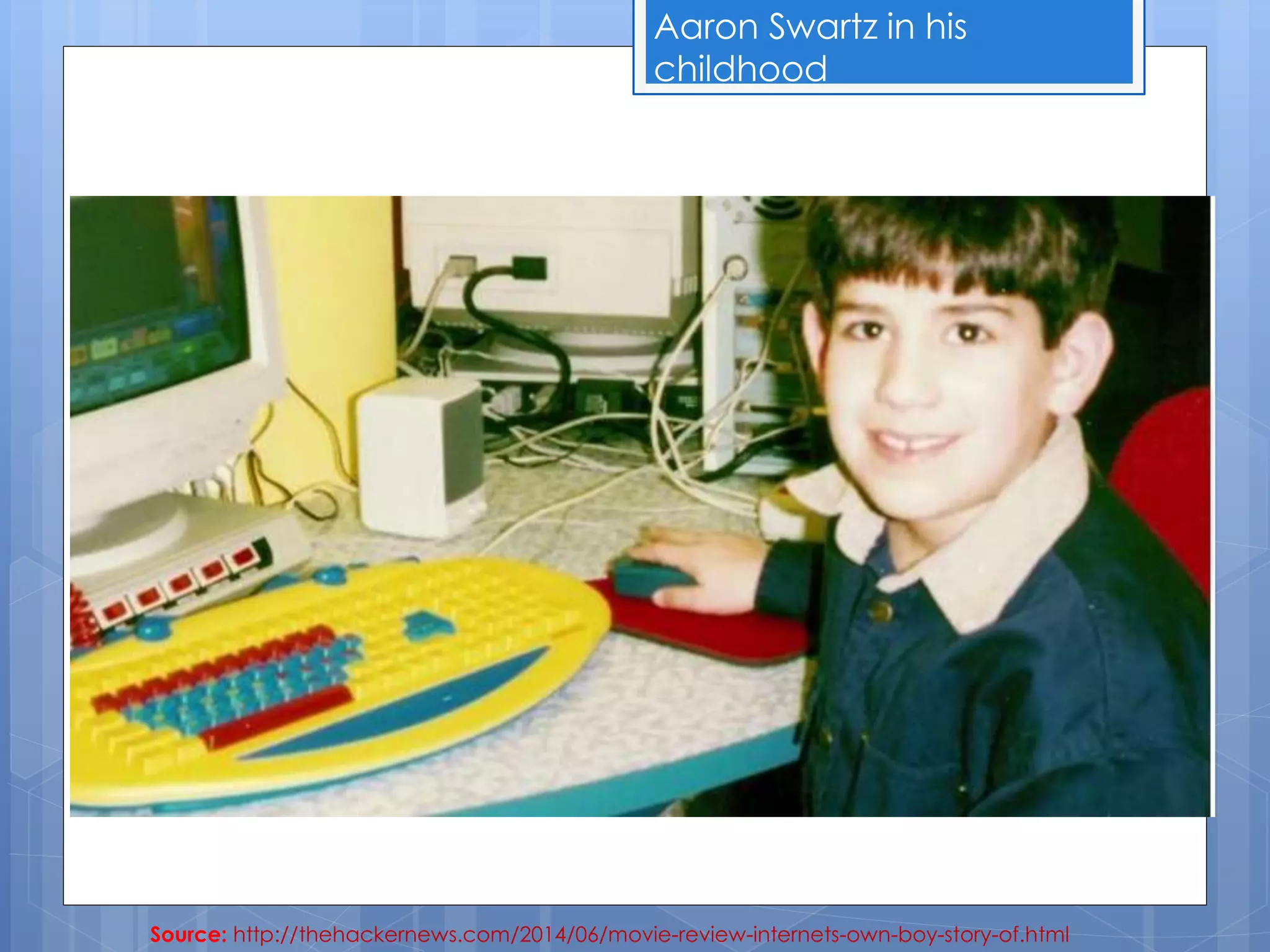 About aaron hillel swartz | PPTX