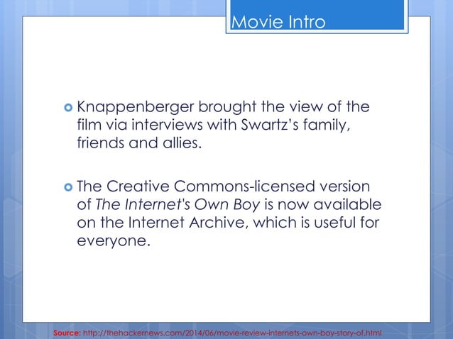 About aaron hillel swartz | PPTX | Technology & Computing