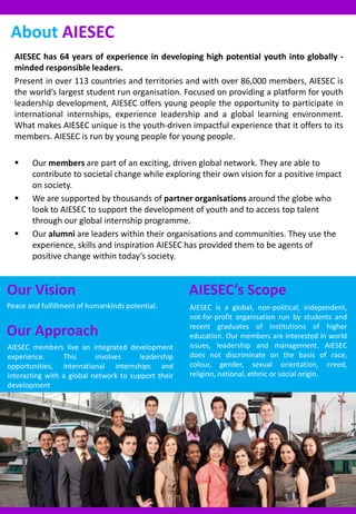 About AIESEC | PPTX