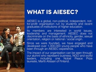 About AIESEC | PDF