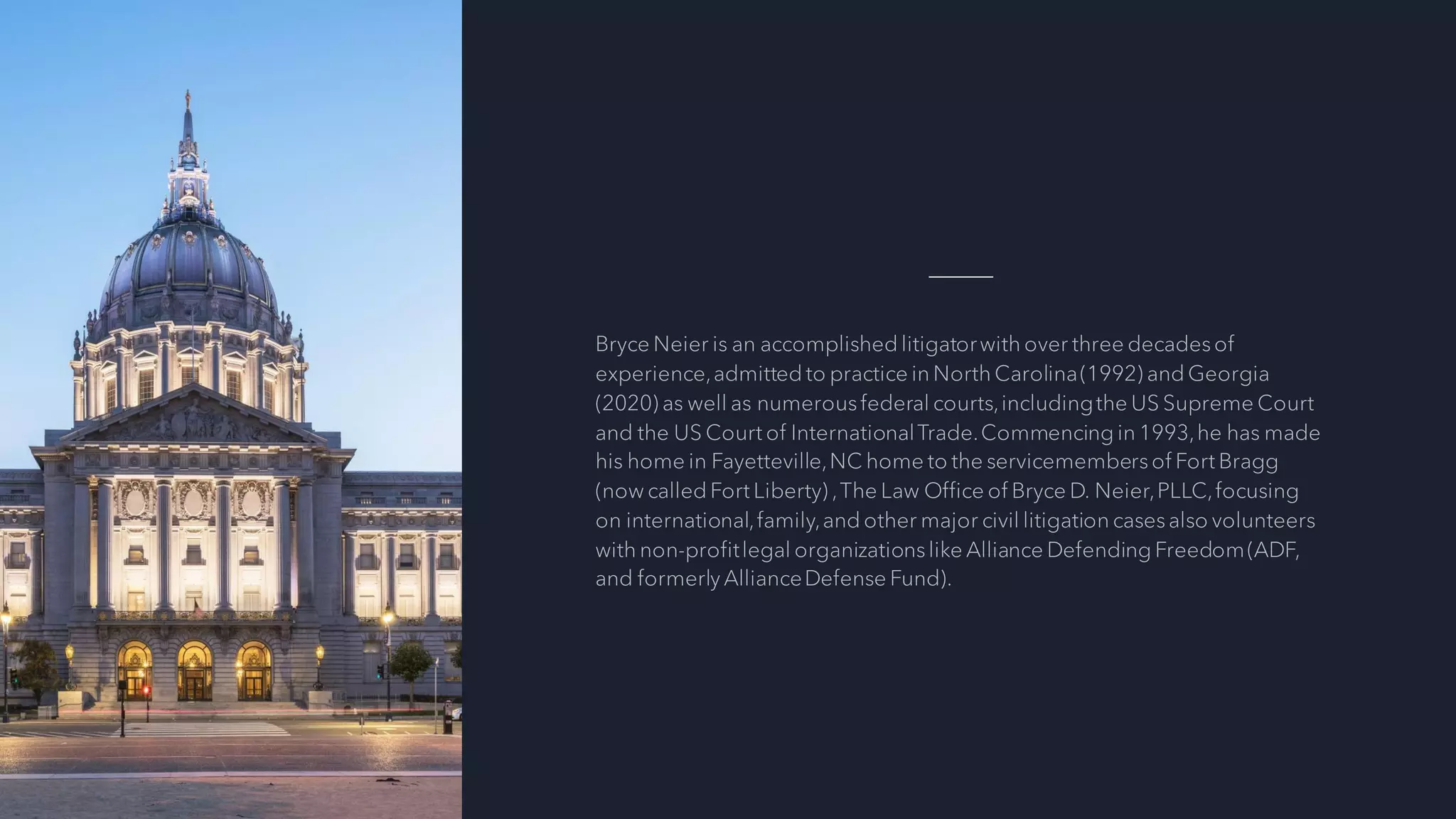 About Alliance Defending Freedom’s Blackstone Legal Fellowship | PDF