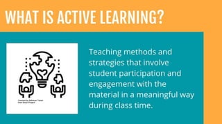 About Active Learning through Active Learning | PPT