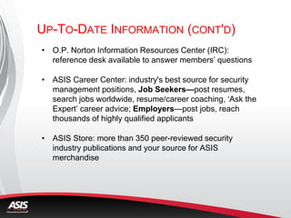 About ASIS International | PDF