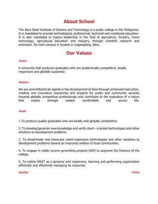 About ASIST.pdf | Education industry | Industries