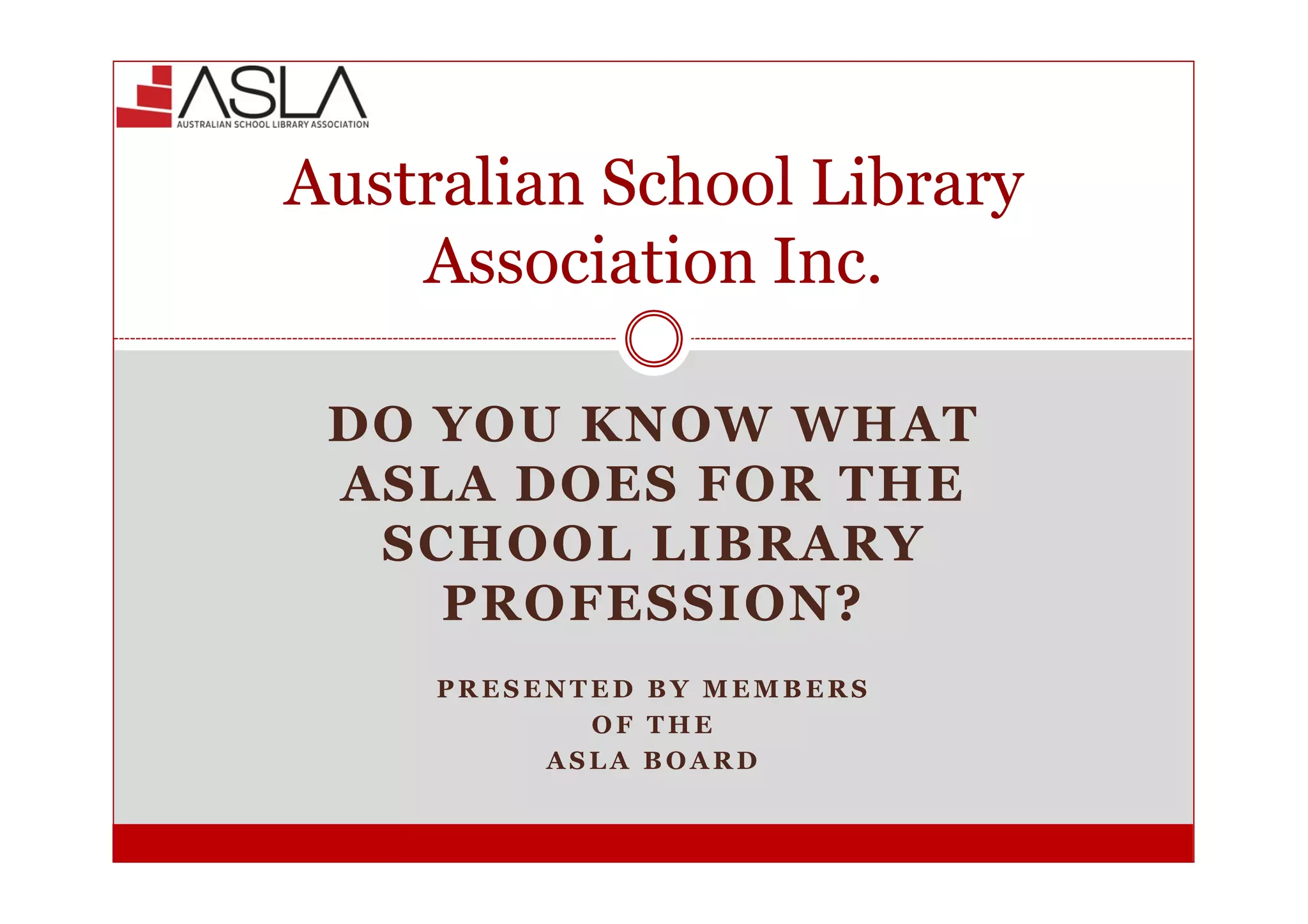 Australian School Library Association | PDF