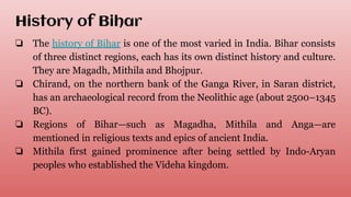 About Bihar State | PDF