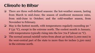 About Bihar State | PDF