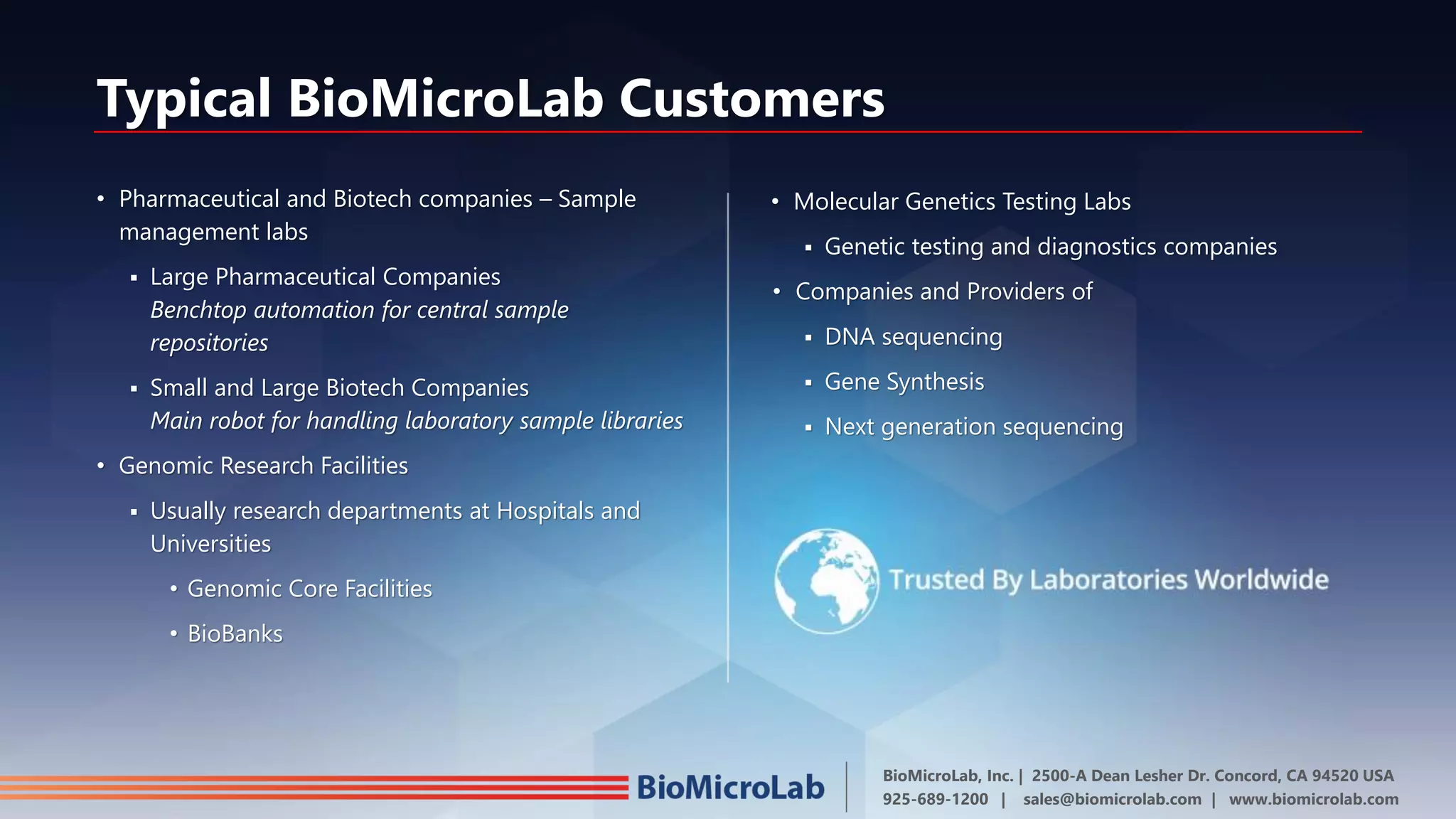 About BioMicroLab | PPT