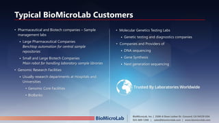 About BioMicroLab | PPT