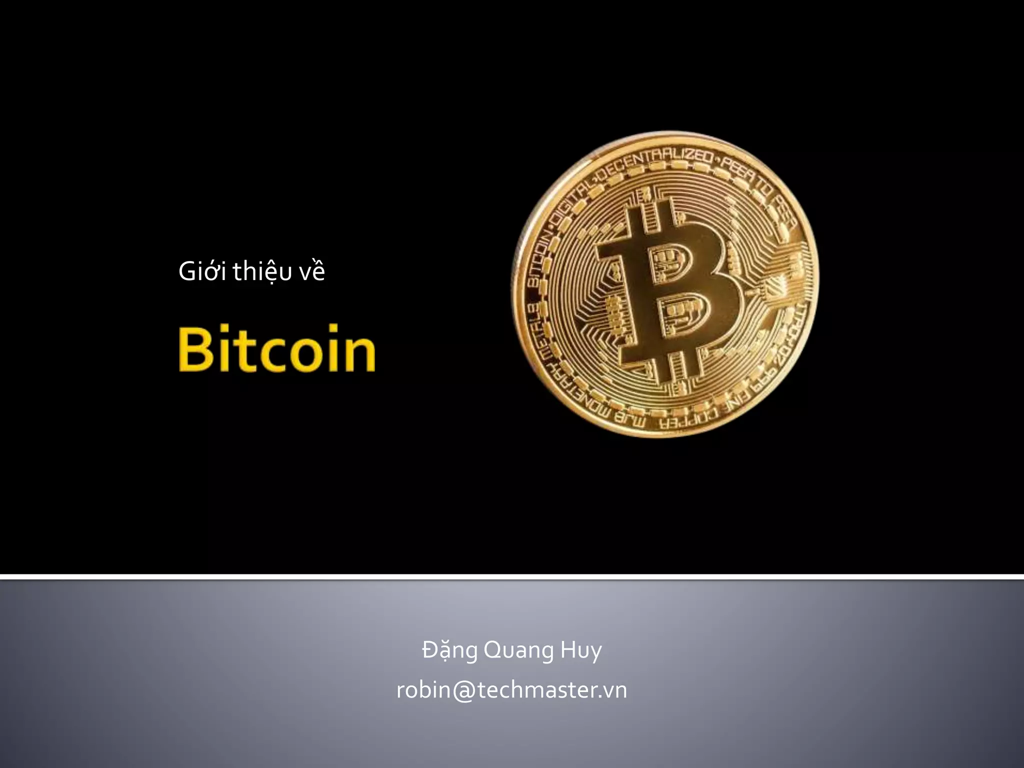 About bitcoin | PPT
