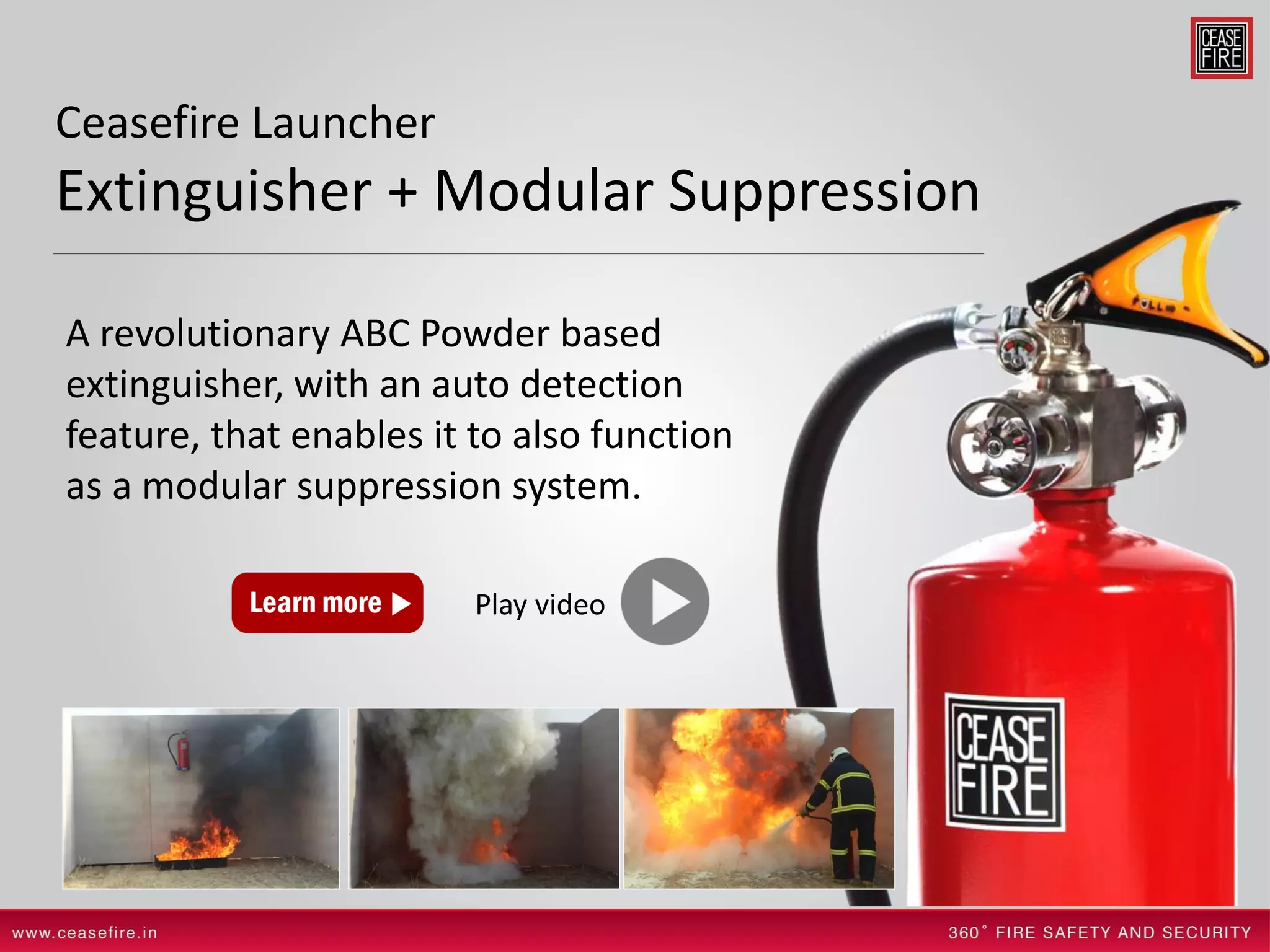 Ceasefire - World class Fire safety technologies, engineered to perfection | PDF