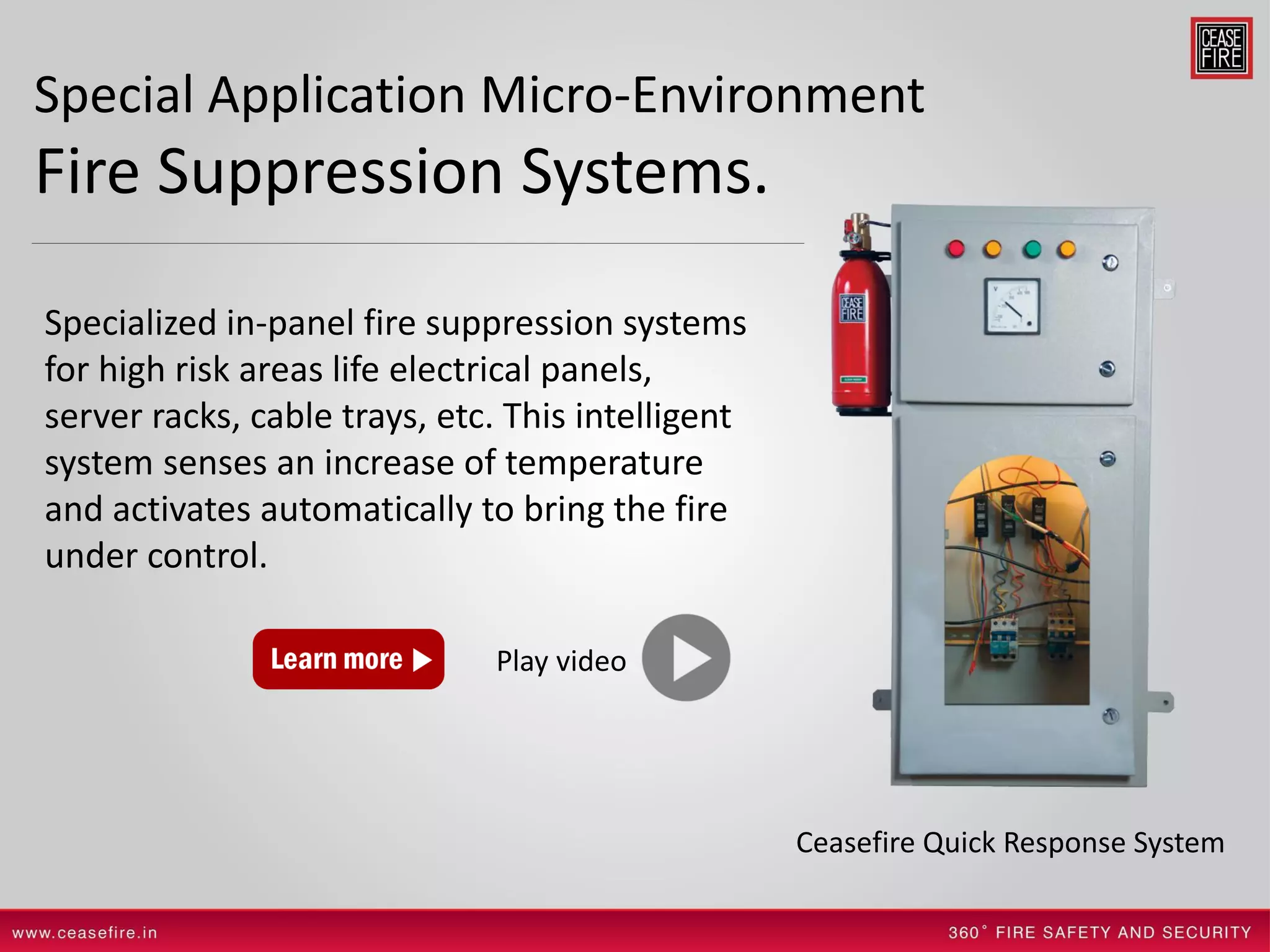 Ceasefire - World class Fire safety technologies, engineered to ...