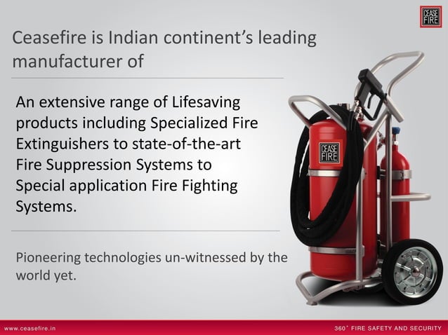 Ceasefire - World class Fire safety technologies, engineered to ...