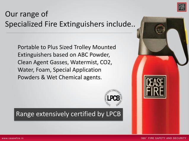 Ceasefire - World class Fire safety technologies, engineered to ...