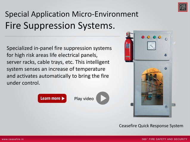 Ceasefire - World class Fire safety technologies, engineered to ...