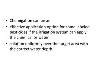 About chemigation | PPT