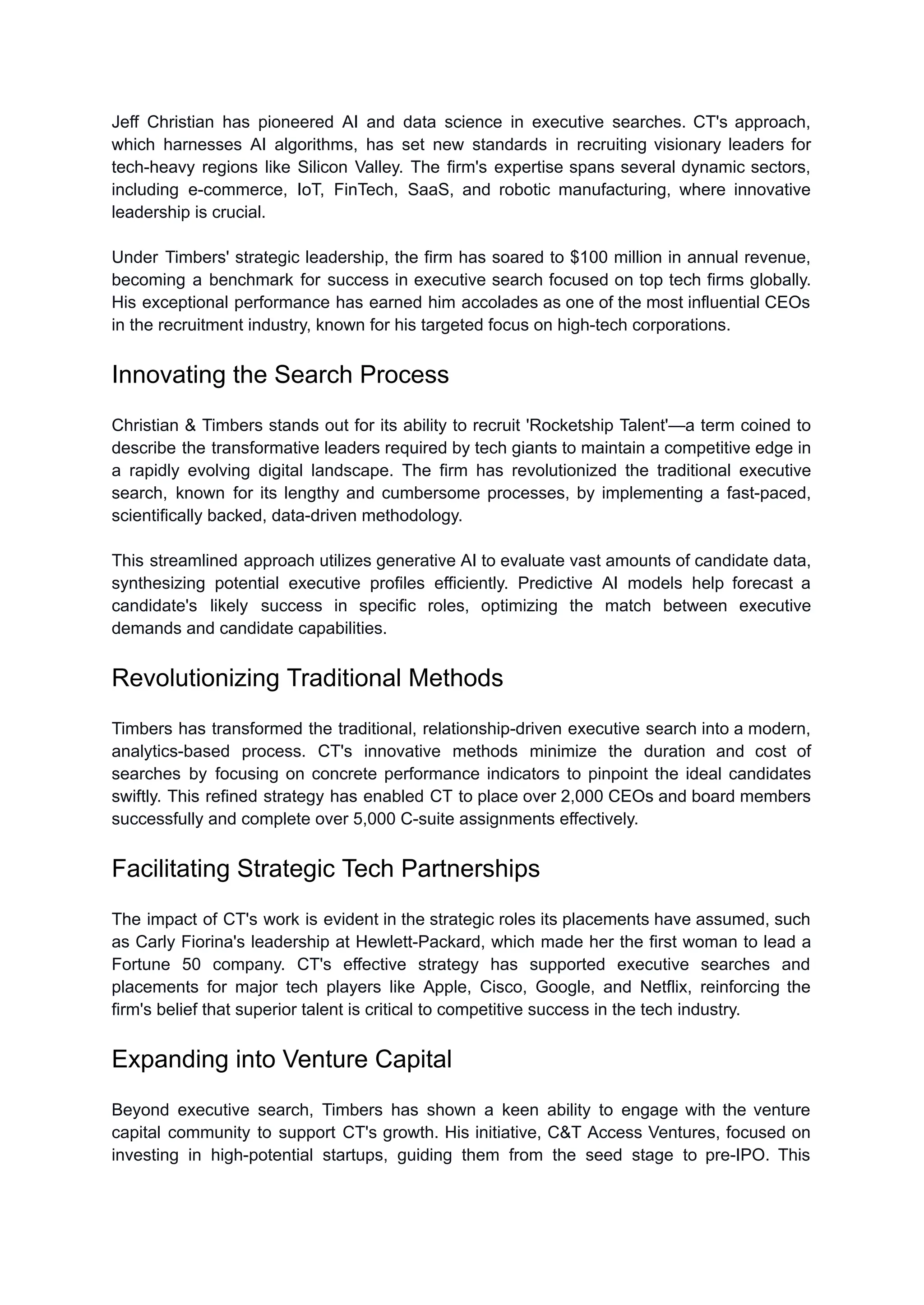 About Christian & Timbers Jeff Christian | PDF