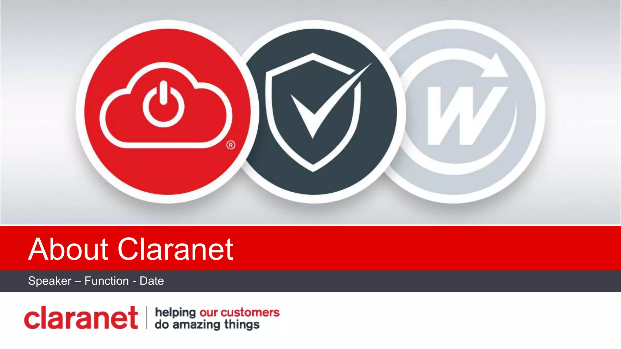 About Claranet | PPTX
