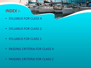 About class 4,2,1 syllabus and PASSING CRITERIA | PPTX