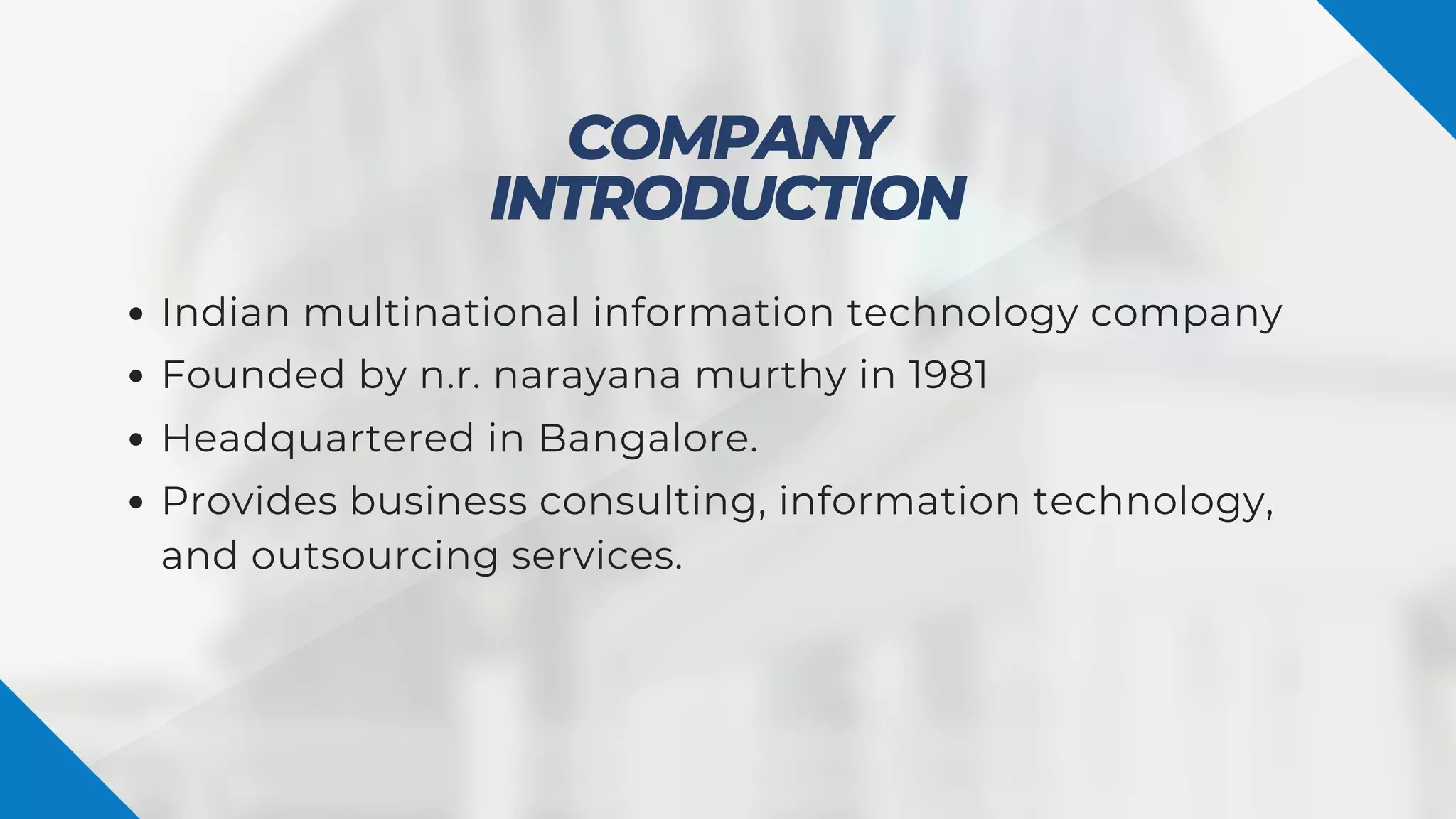 About company Infosys presentation - By Jimit Patel | PPT