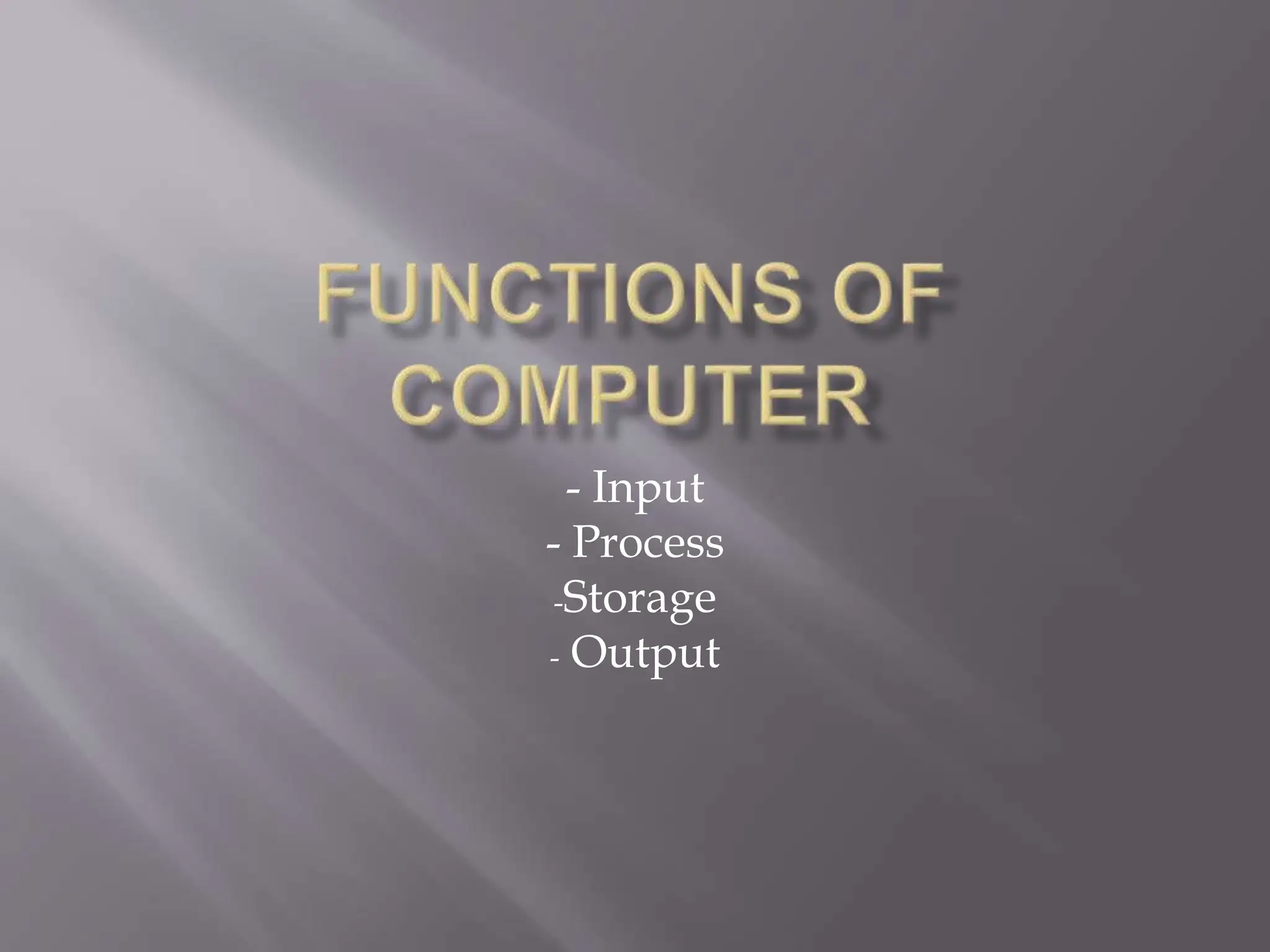 About Fundamental of Computer for beginners of computer .ppsx