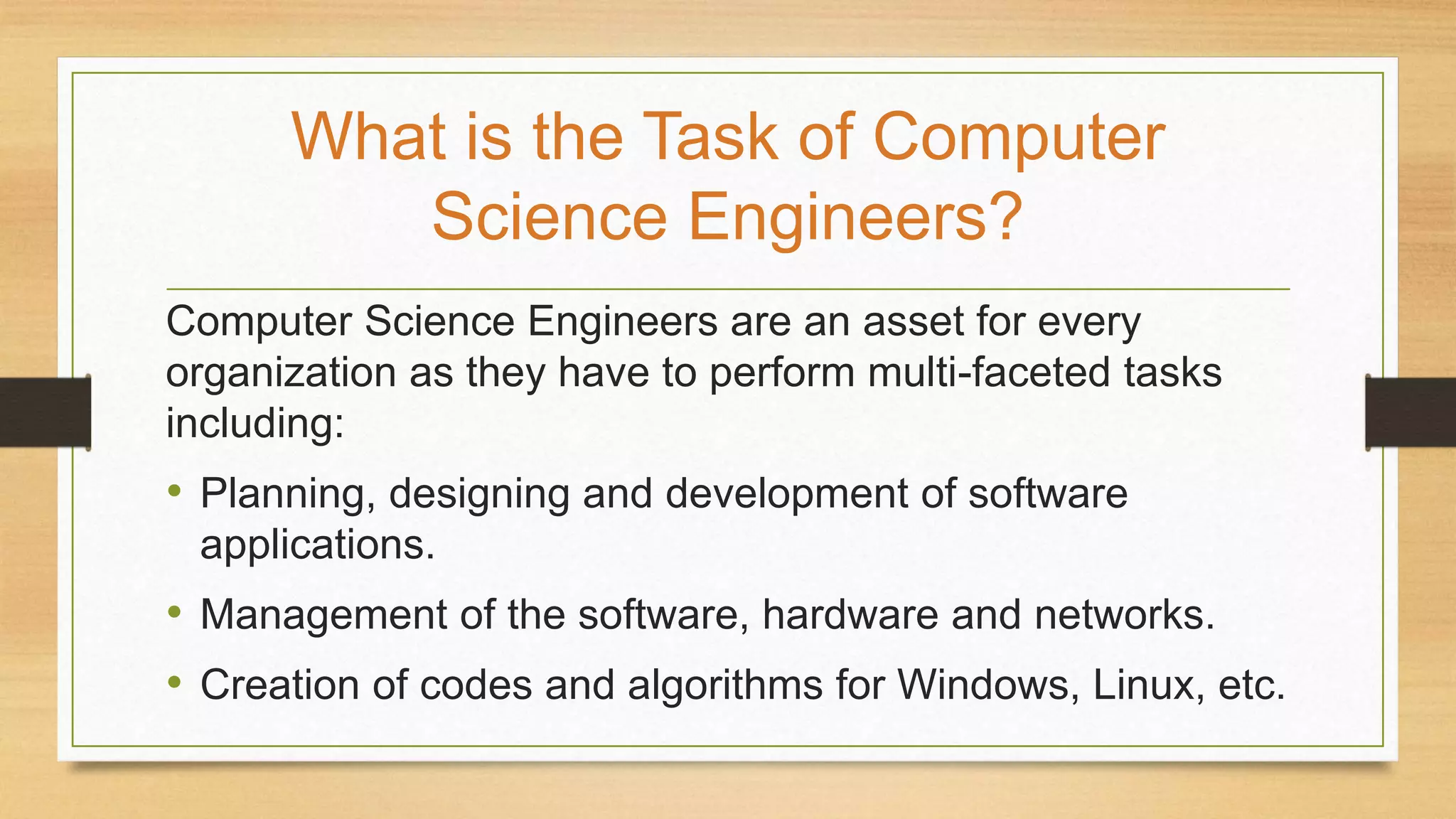 About Computer Science Engineering - Avantika University | PPT