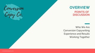 About Conversion Copy Co. | PDF