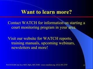 Introduction to Court Monitoring | PPT