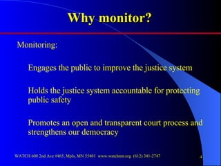 Introduction to Court Monitoring | PPT