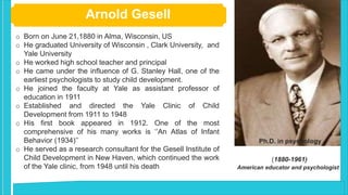 About Darwin& Gesell's theories | PPTX