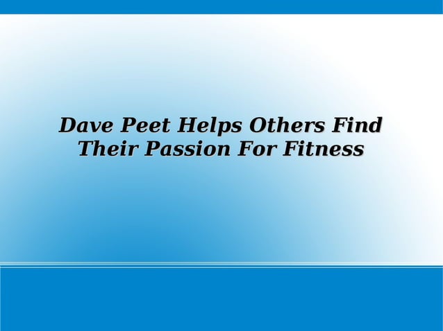 About Dave Peet Calgary | PPT