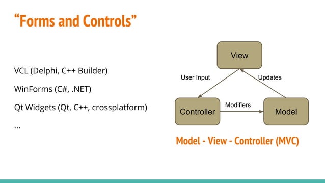 О разработке десктопных приложений / About desktop development | PPT