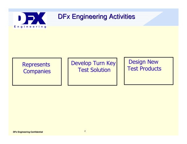 About dfx engineering | PPT