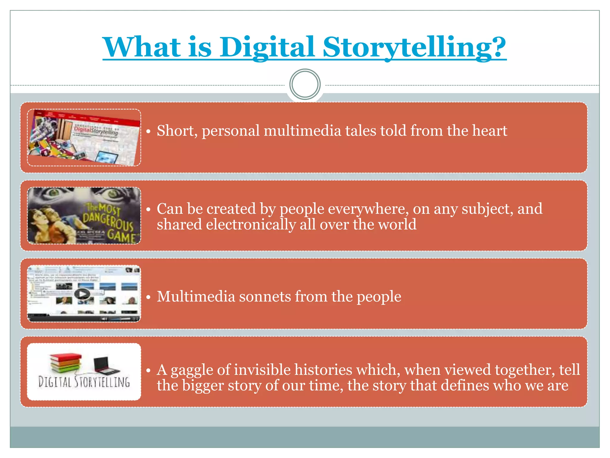 About digital storytelling | PPTX