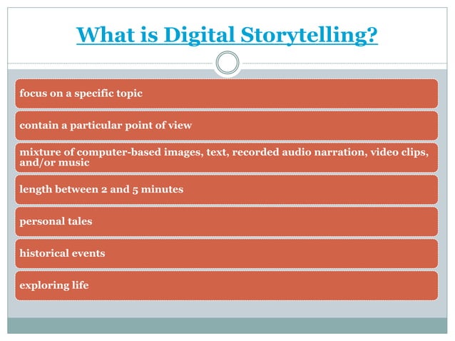 About digital storytelling | PPTX