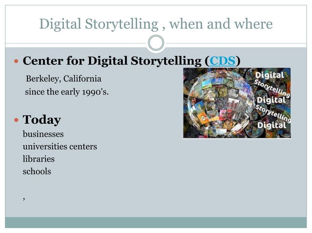 About digital storytelling | PPTX