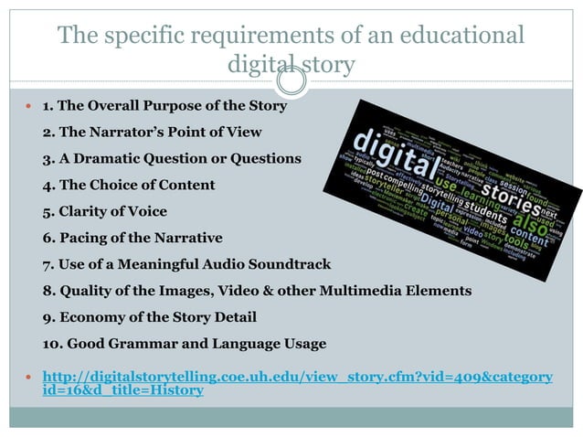 About digital storytelling | PPTX