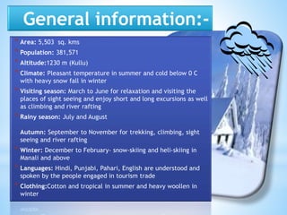 know about kullu | PPTX | Asia Travel | Travel Locations