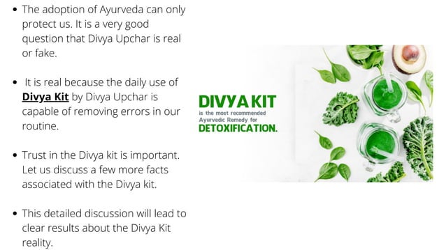About divya kit reality | PPT