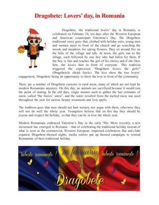 About "Dragobete" | DOCX
