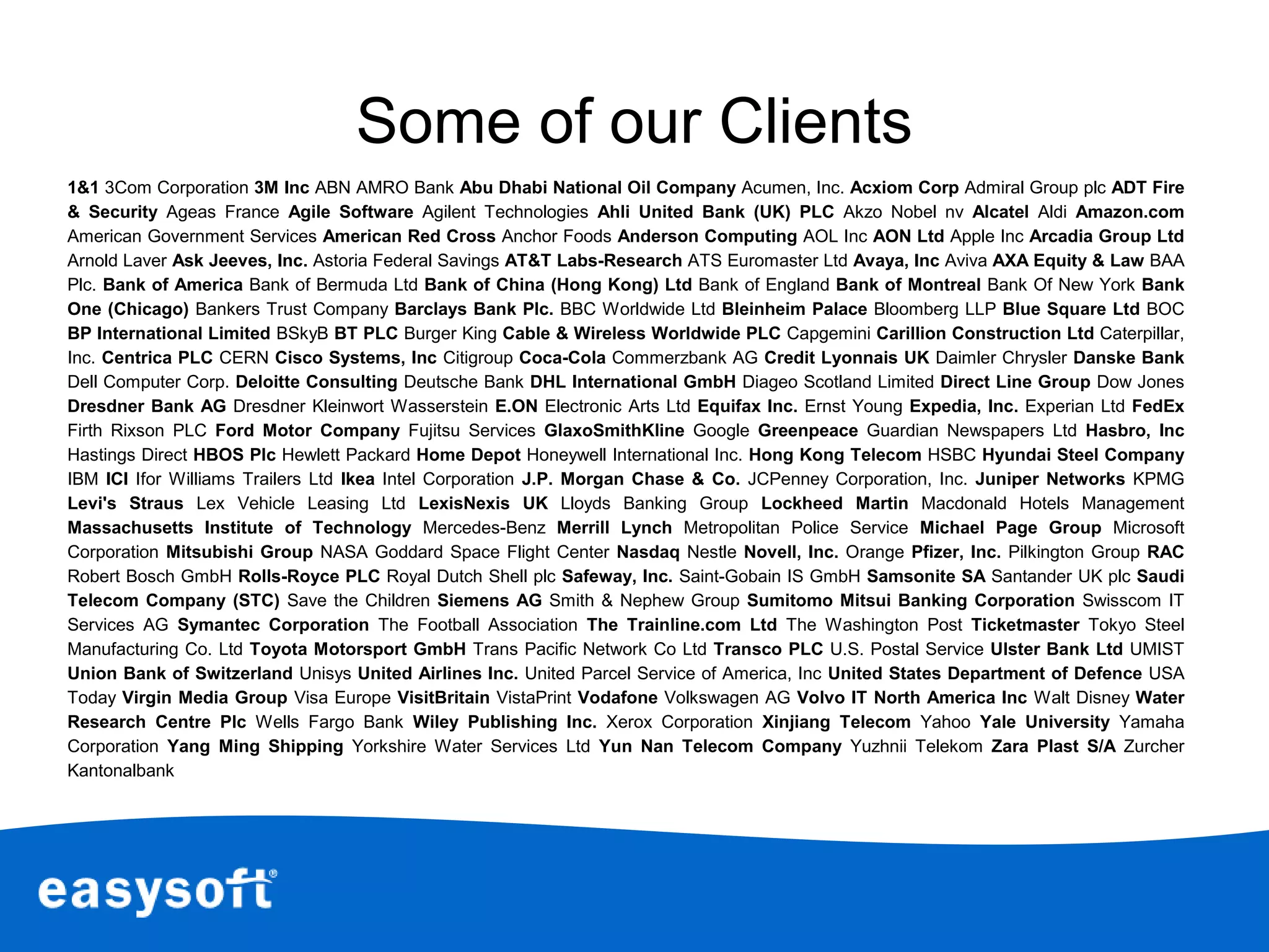 About Easysoft Limited | PPT