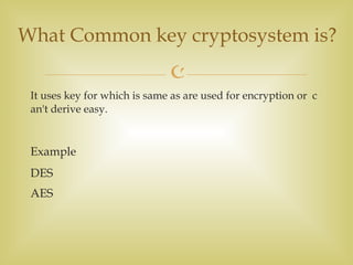 About encryption | ODP | Computing | Technology & Computing