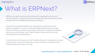 What is ERPNext? | PPTX