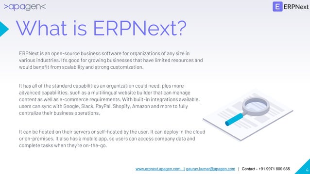 What is ERPNext? | PPTX